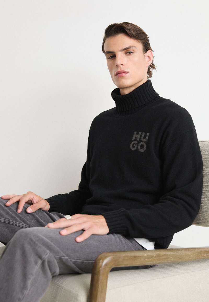 HUGO SAN TOBY - Jumper - black - Zalando.ie
