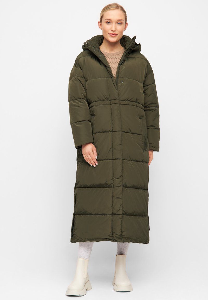 Basic Apparel DAGMAR - Płaszcz zimowy/ciemnozielony - Zalando.pl