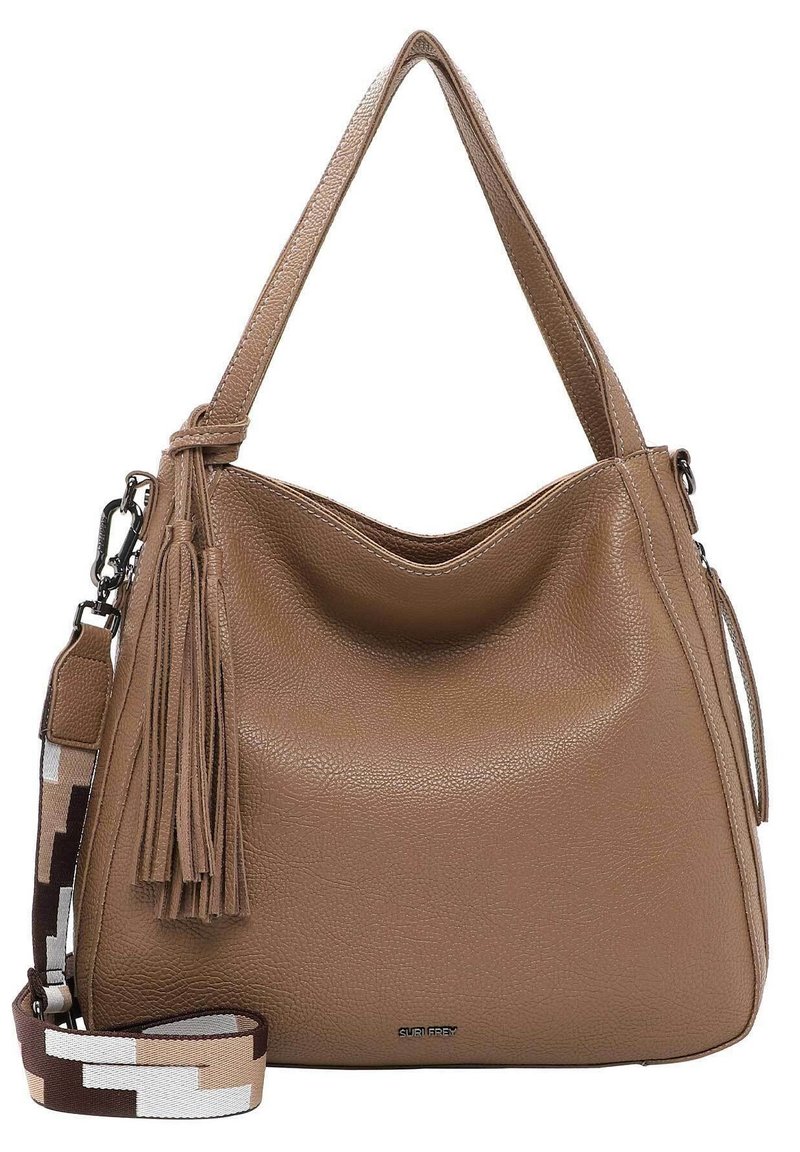 SURI FREY KIKY 34 CM - Håndtasker - darktaupe/brun - Zalando.dk