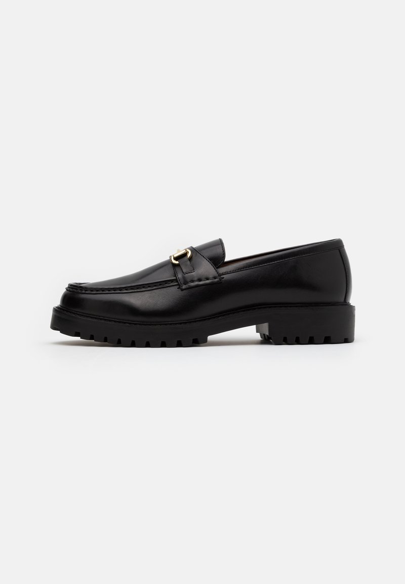 Walk London SEAN TRIM LOAFER - Slipper - black/schwarz - Zalando.de
