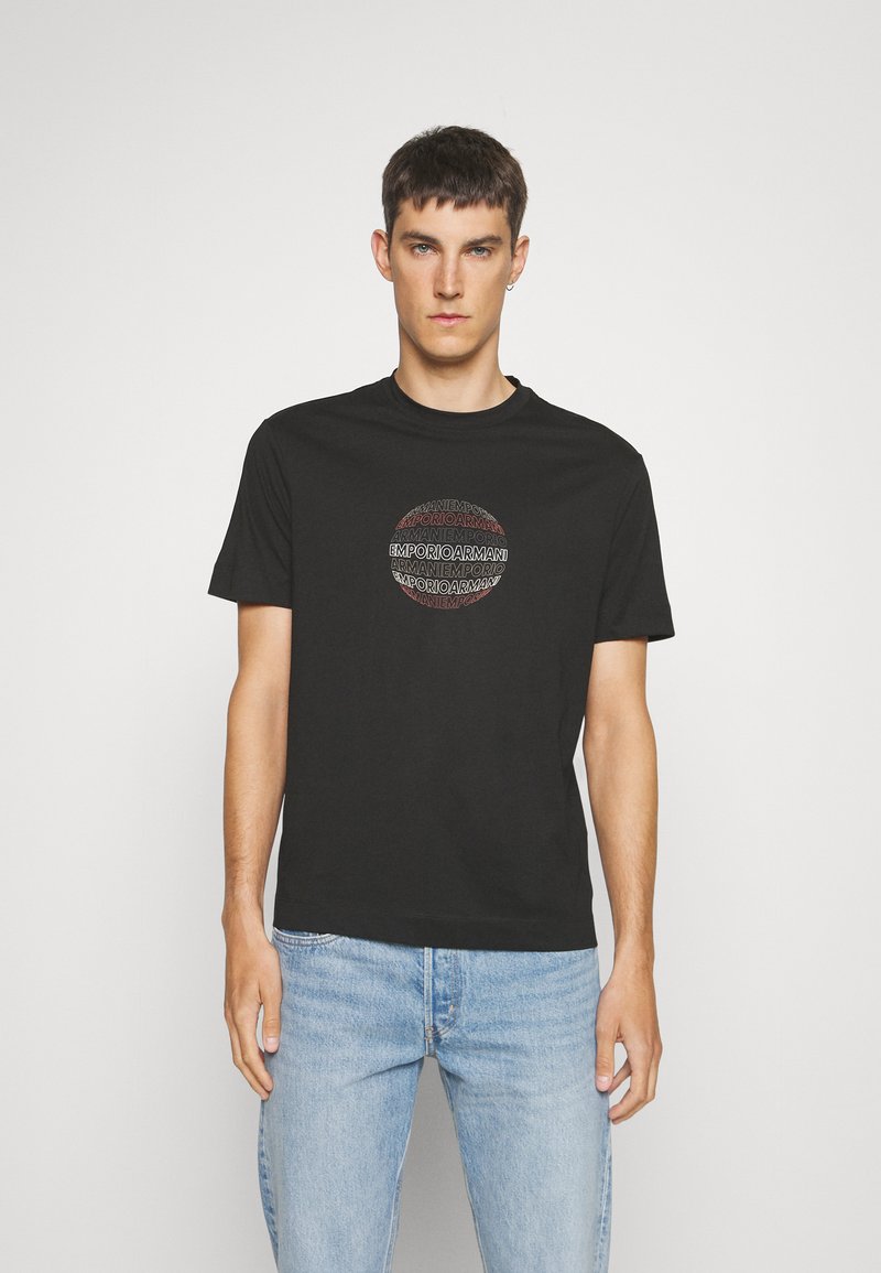 Emporio Armani T-shirt con stampa - nero - Zalando.it