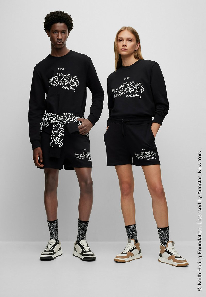 BOSS BOSS X KEITH HARING W_HARING - Sweatshirt - black one/black ...