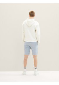 TOM TAILOR DENIM Shorts - blue white dobby/blau - Zalando.de
