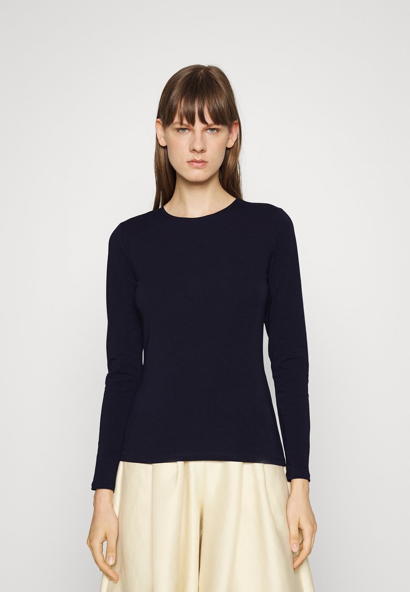 Filippa K LONG SLEEVE - Longsleeve - navy/donkerblauw - Zalando.nl