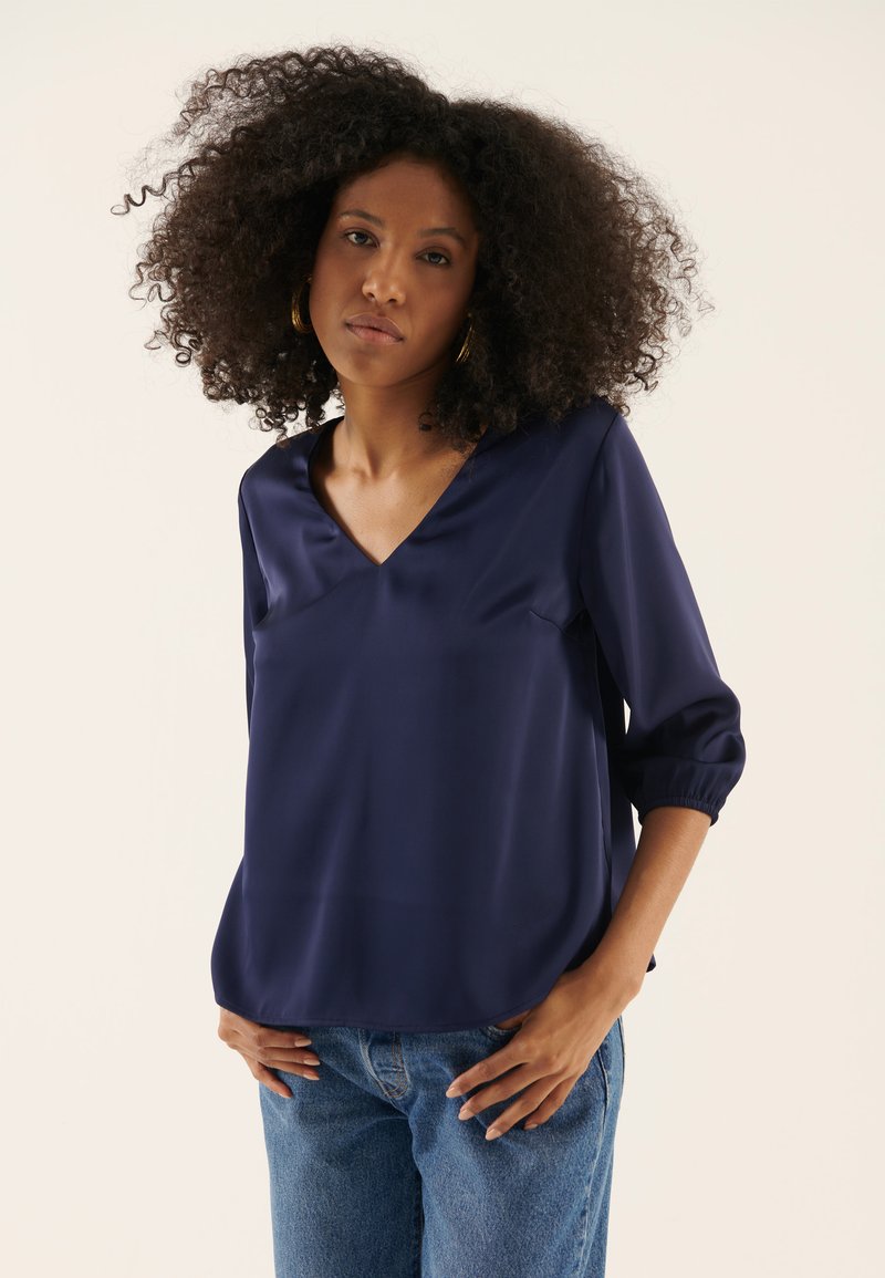 Anna Field Blusa - dark blue/azul marino - Zalando.es