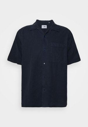 sandro CROSS JACQUARD - Skjorter - marine/mørkeblå - Zalando.dk