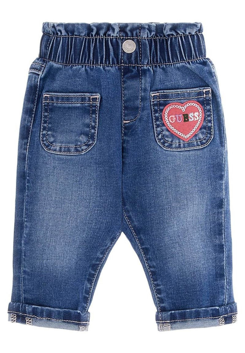 Guess PAPER-BAG - Vaqueros boyfriend - blau/azul - Zalando.es