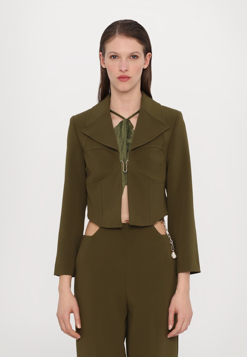 Cult Gaia REAGAN - Blouse - serpent/green - Zalando