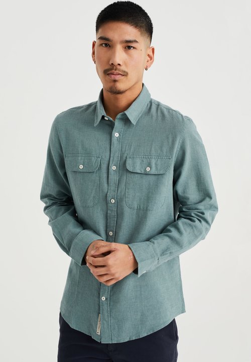 WE Fashion The Linen Blend Shirt - Hemd - blue/royal - Zalando.ch