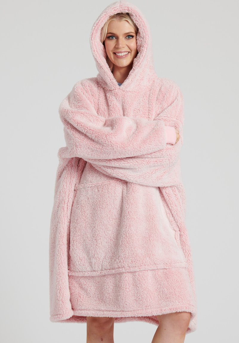 Loungeable PONCHO HOODY SNOW TIPPED WELL SOFT SNUGGLE - Bademantel ...