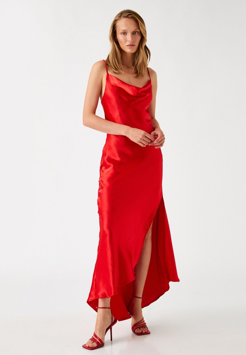Koton SATIN SLIT - Occasion wear - red - Zalando.de