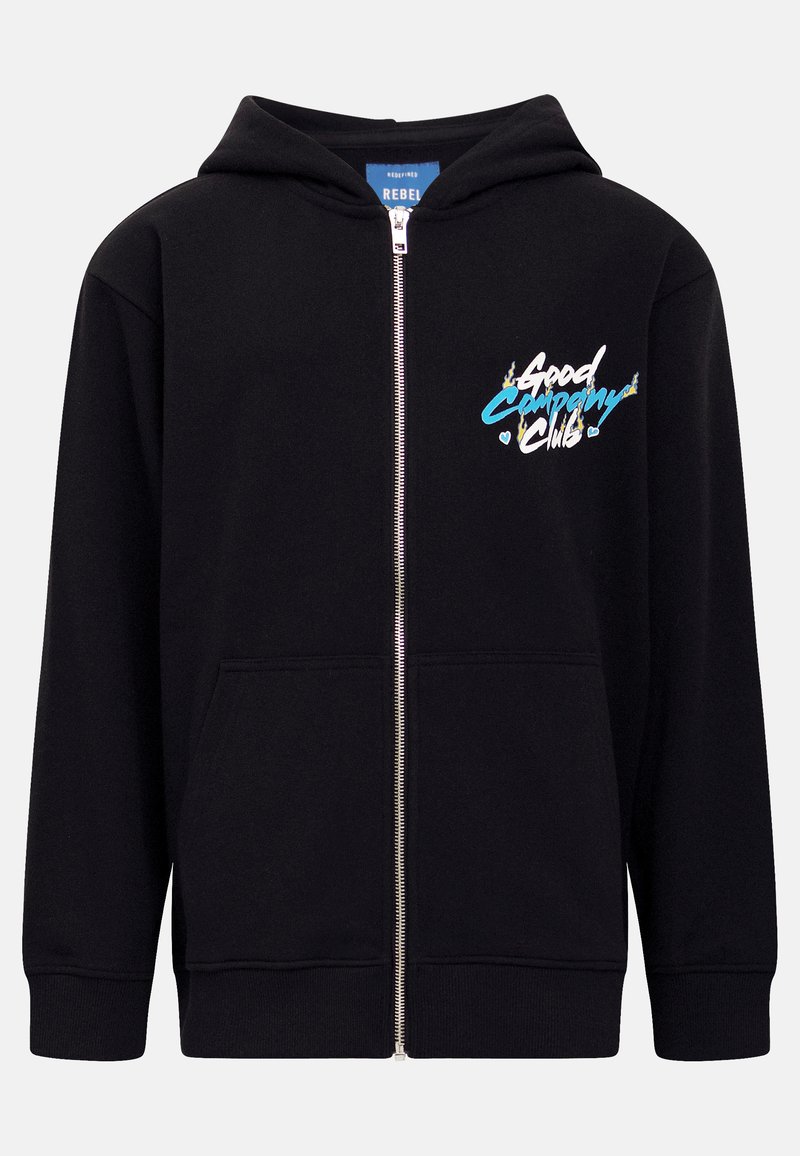 Redefined Rebel CARTER ZIP BOXY FIT - Sweat zippé - black/noir - ZALANDO.CH