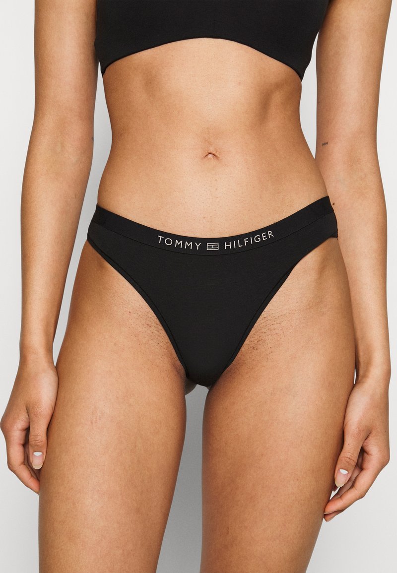 Tommy Hilfiger THONG - String - black/svart - Zalando.se