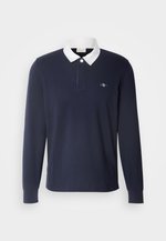 GANT HEAVY RUGGER - Long sleeved top - evening blue/dark blue - Zalando