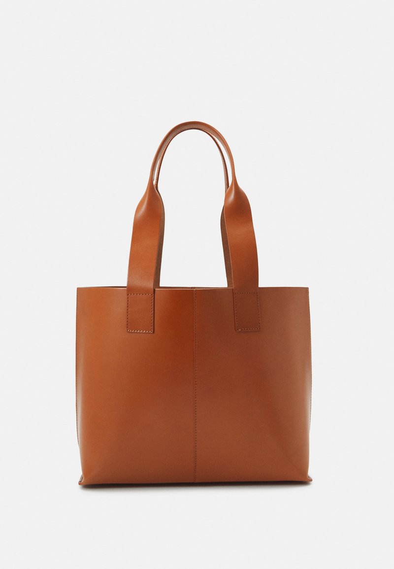 Zign LEATHER - Tote bag - cognac - Zalando.ie