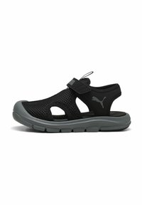 Puma FUN RACER - Trekkingsandale - black cool dark gray/schwarz - Zalando