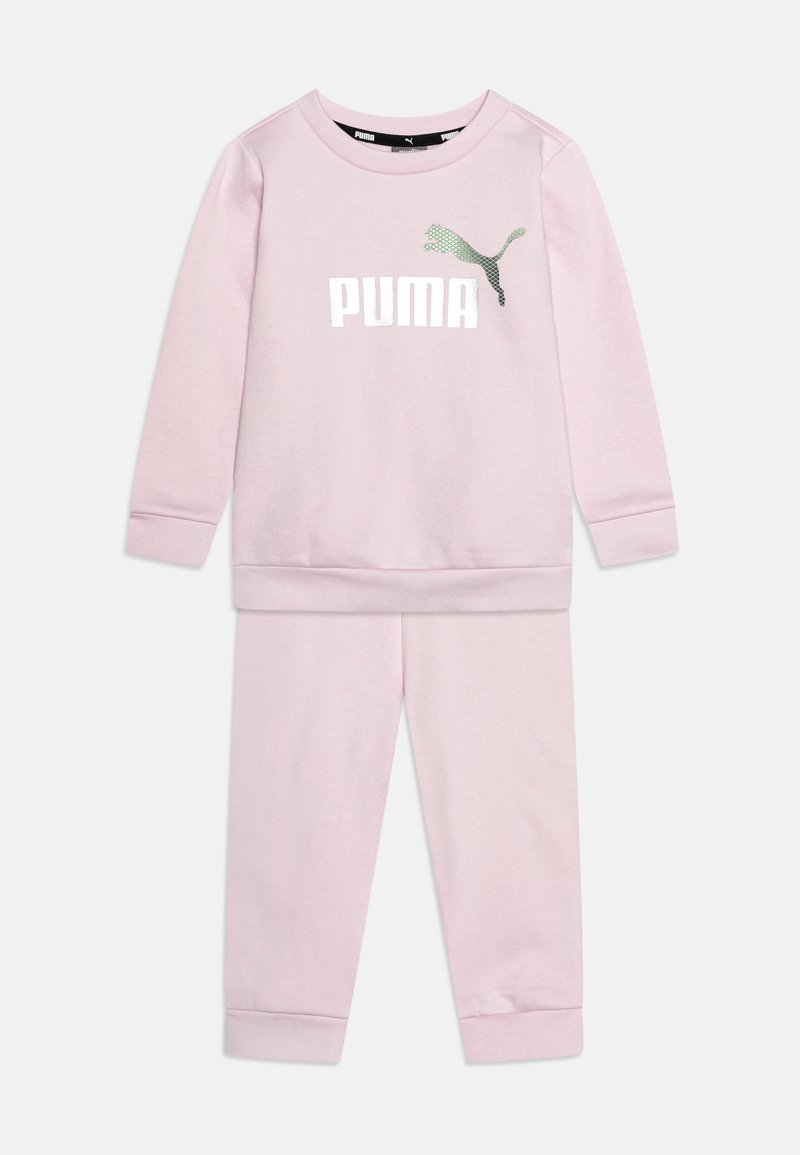 Puma MINICATS CREW JOGGER UNISEX SET - Tracksuit - pearl pink/light ...