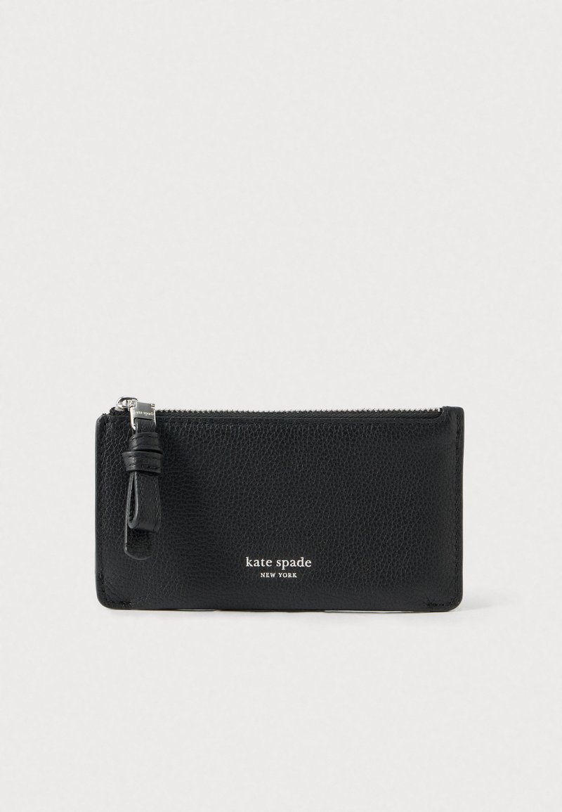 kate spade new york LOOP ZIP CARD CASE - Geldbörse - black/schwarz ...