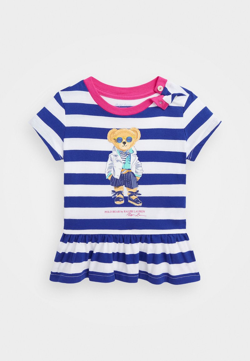 Polo Ralph Lauren BABY - Camiseta estampada - brilliant sapphire/white ...