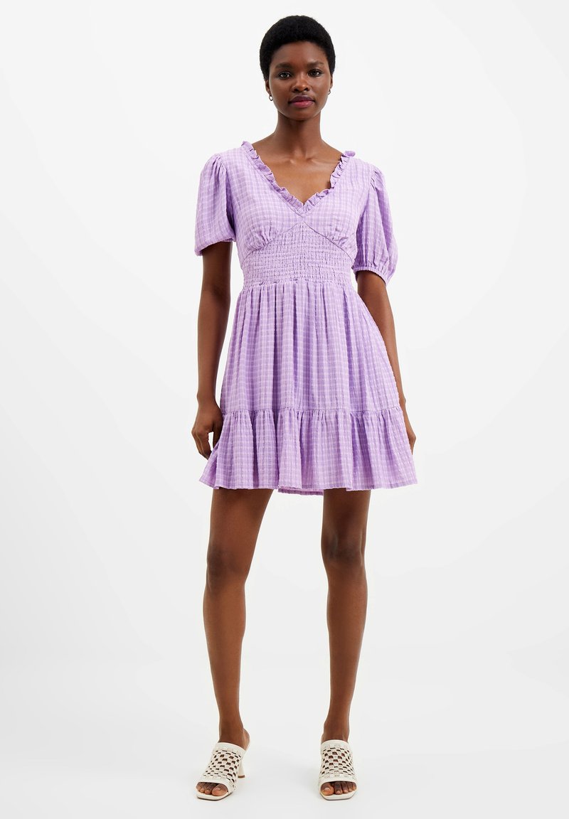 French Connection BIRCH PUFF - Freizeitkleid - sheer lilac/flieder ...