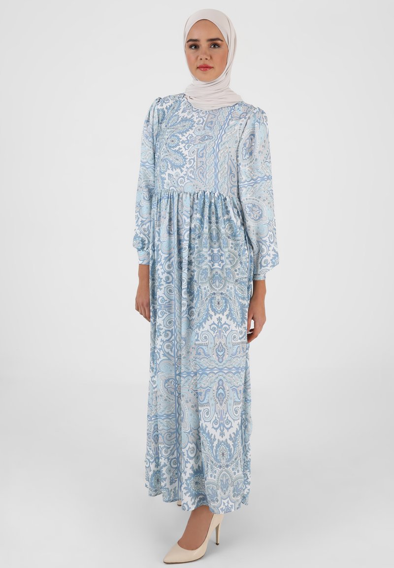 Modanisa MODEST - REFKA CASUAL - Maxi-jurk - blue/blauw - Zalando.nl