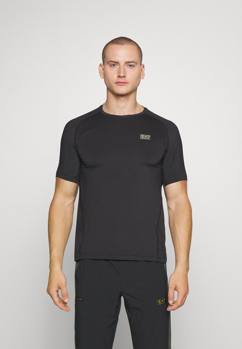 EA7 Emporio Armani VENTUS - T-shirt con stampa - black/nero - Zalando.it