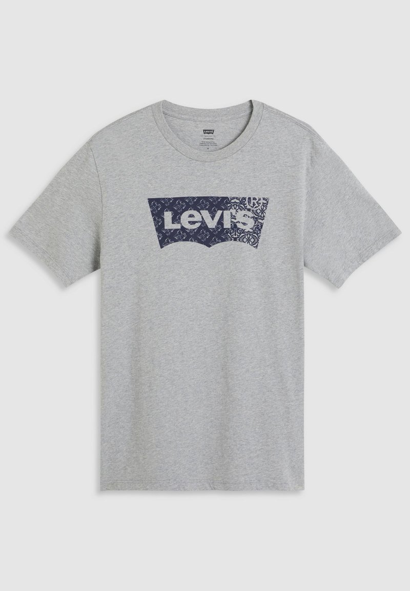 Levi's® GRAPHIC - T-shirts med print - mid tone heather grey/grå-melert ...