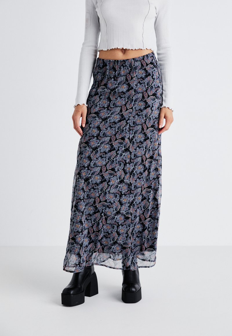 Vero Moda VMSMILLA LONG SKIRT - Maxi skirt - black - Zalando.ie