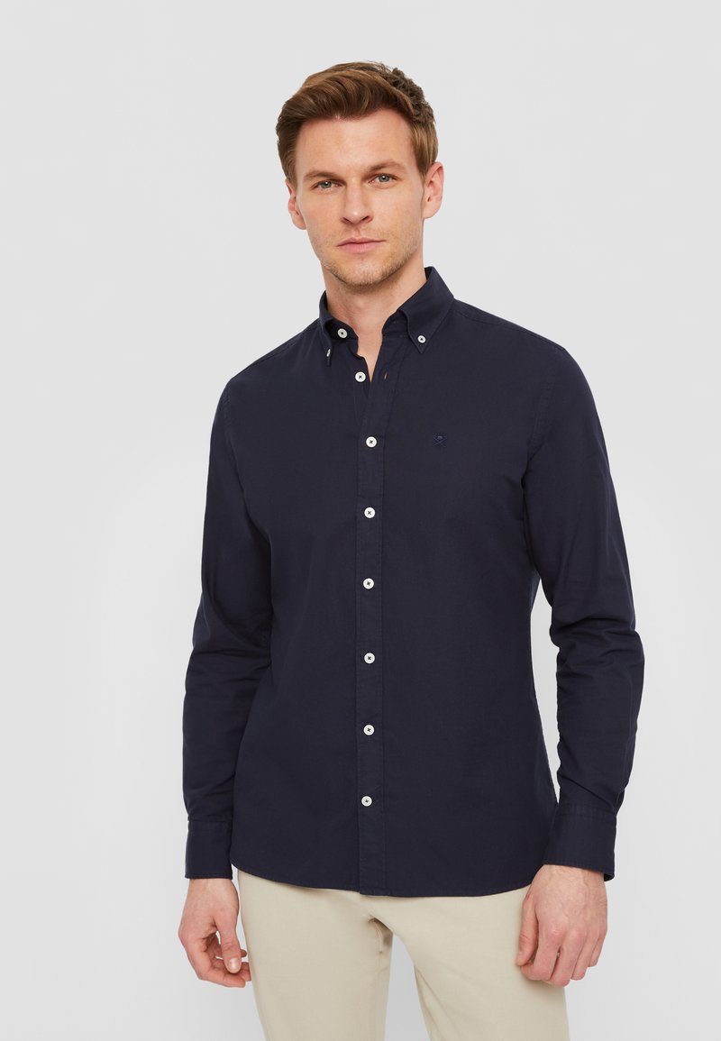 Hackett London DYED OXFORD - Skjorta - navy/mörkblå - Zalando.se