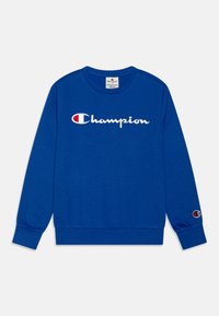 Champion ICONS CREWNECK CONTRAST LOGO UNISEX - Felpa - blue/blu ...
