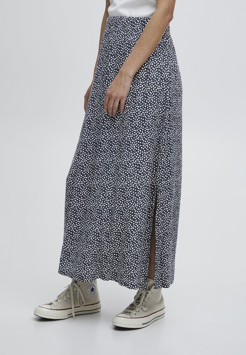 ICHI MARRAKECH - A-Linien-Rock - total eclipse dot/blau - Zalando.at