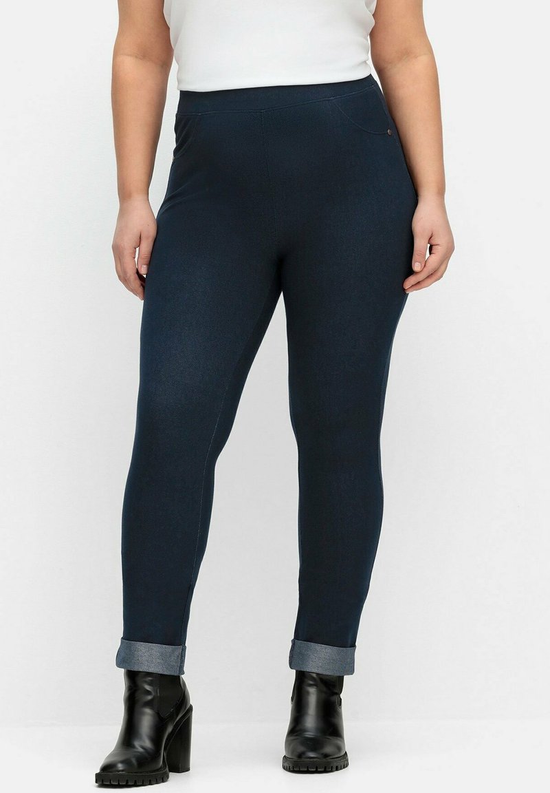 Sheego Stoffhose - nachtblau/dunkelblau - Zalando.de