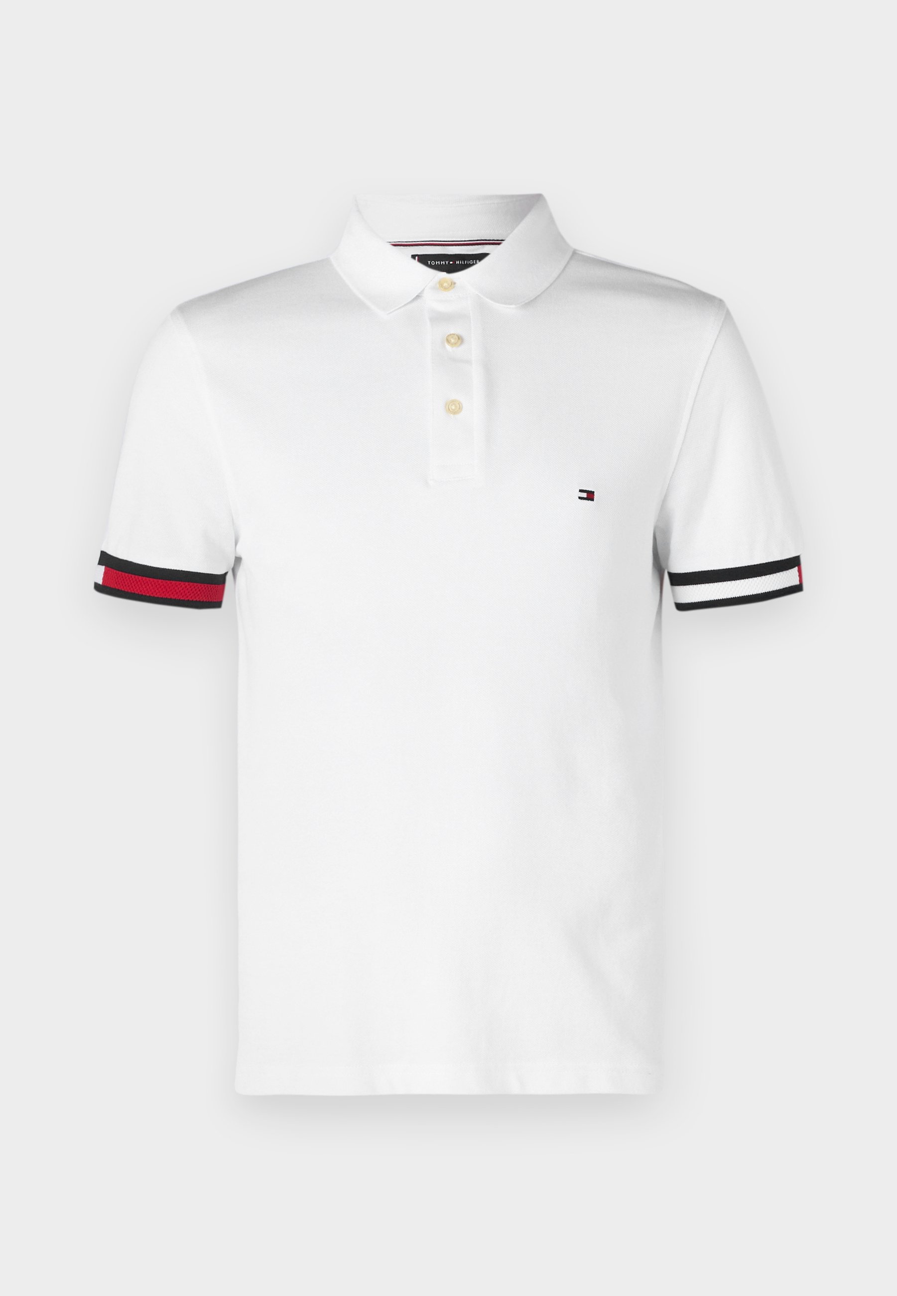Tommy Hilfiger SLIM Koszulka polo bia y Zalando.pl