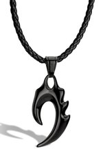 SERASAR FLAME - Necklace - schwarz/black - Zalando
