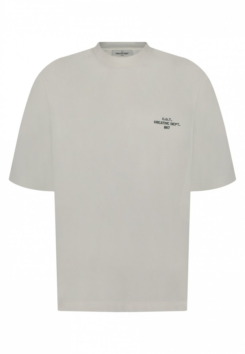 Circle of Trust ZORAN TEE - T-Shirt basic - frozen water/light-blue ...