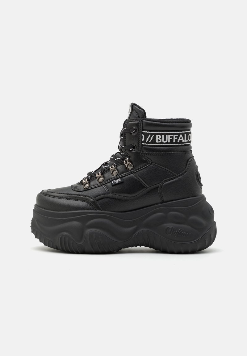 Buffalo BLADER HIKING BOOT - Plateaustøvletter - black/sort - Zalando.dk