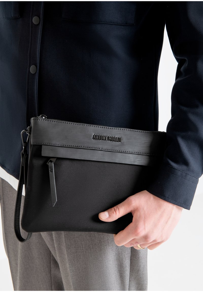 Antony Morato POUCH PALMELTO EFFECT - Neceser - black/negro - Zalando.es