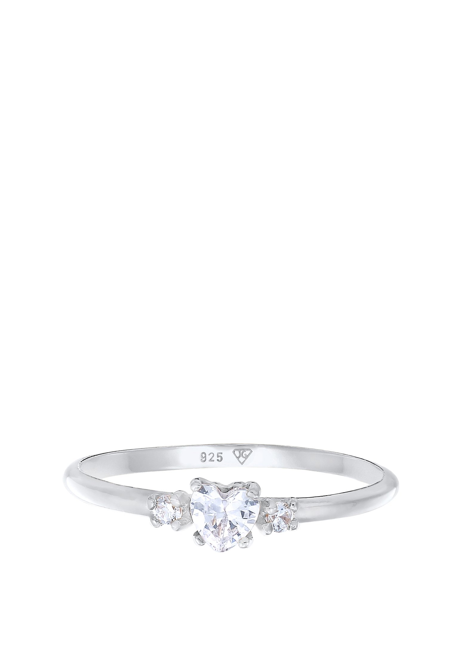 Elli HEART VINTAGE Ring silber silberfarben Zalando