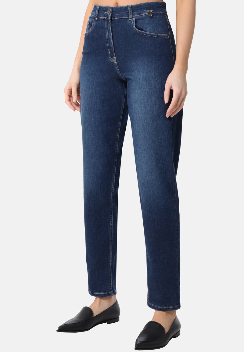 ppep. KELLY-5-POCKET-AUS HOCH-ELASTISCHEM POWER-STRETCH-DARK STONE - Jeans Straight Leg - blue ...
