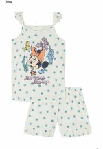 Tezenis DISNEY MICKEY MOUSE SET - Pyjama set - weiß latte stampa minnie ...