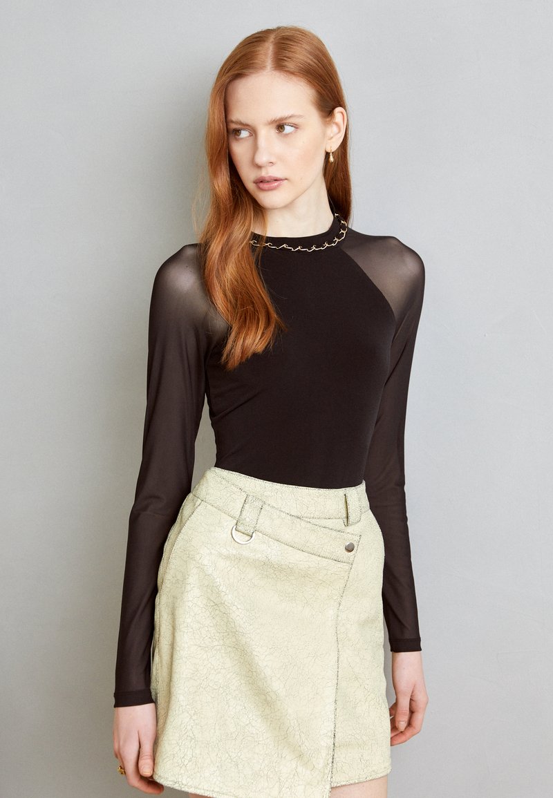 Anna Field Pikkade varrukatega topp - black/must - Zalando.ee