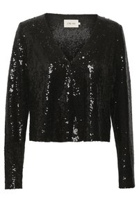 Cream CASKA SEQUIN - Blazer - pitch black/black - Zalando.ie