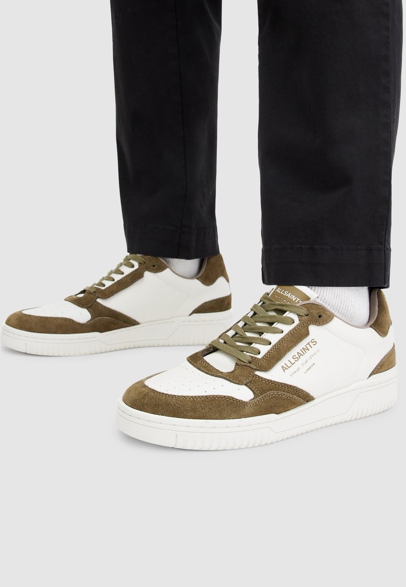 AllSaints REGAN - Trainers - white khaki/white - Zalando.co.uk