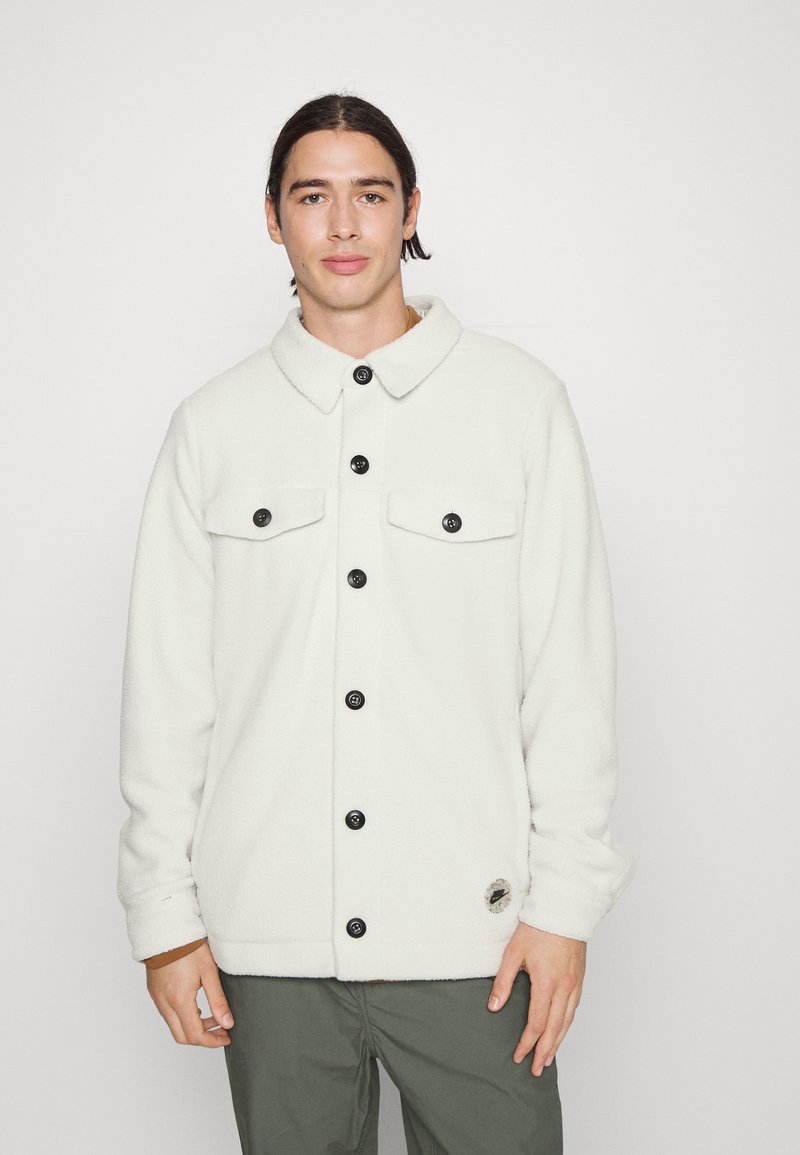 Nike Sportswear JACKET - Giacca in pile - light bone/beige - Zalando.it