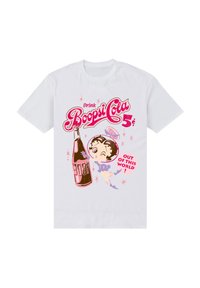 Henry Tiger BETTY BOOP DRINK BOOPSI COLA - Print T-shirt - white - Zalando