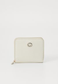 Guess PUFFY SMALL ZIP AROUND - Wallet - off white/off-white - Zalando.co.uk