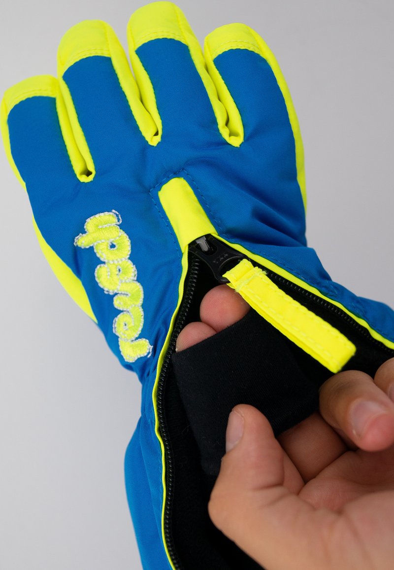 Reusch TOM - Moufles - brilliant blue/safety yel/bleu - ZALANDO.FR