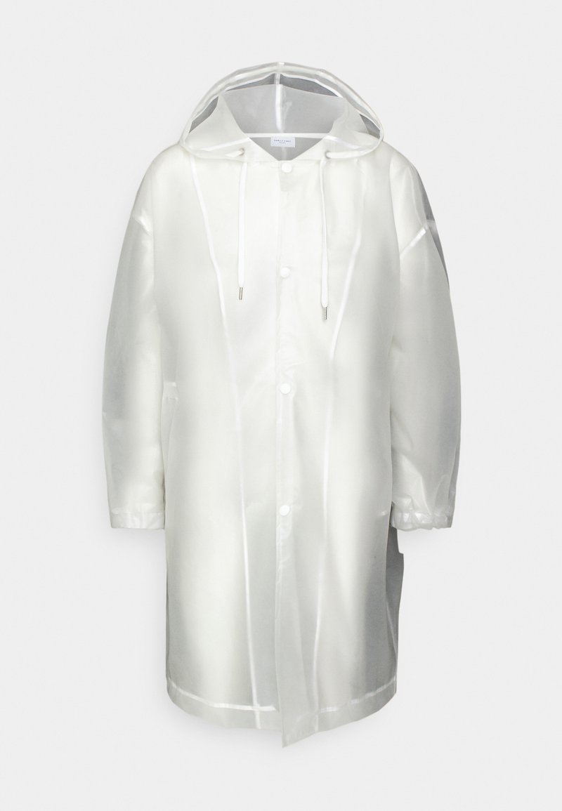 Family First RAINCOAT LOGO - Waterproof jacket - white - Zalando.ie