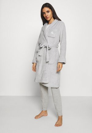Triumph ROBES LONG ROBE - Dressing gown - silver grey/grey - Zalando.de