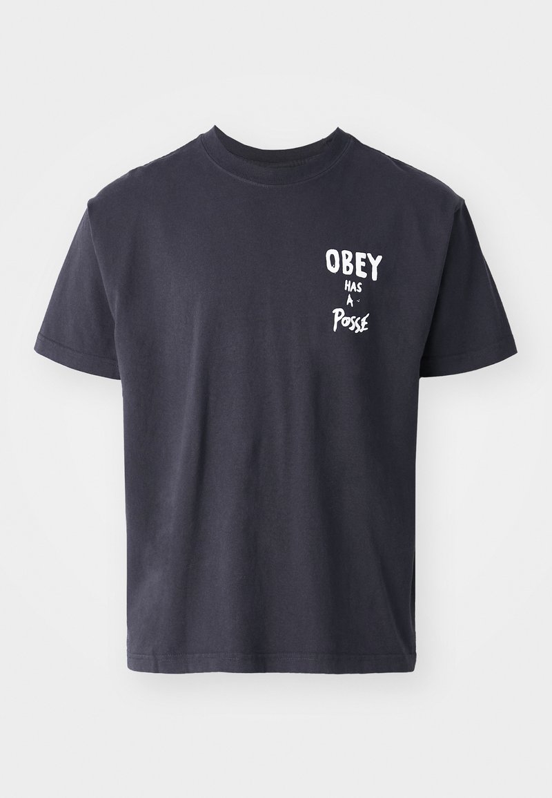 Obey Clothing HAS A POSSE - T-shirt print - vintage black/zwart ...